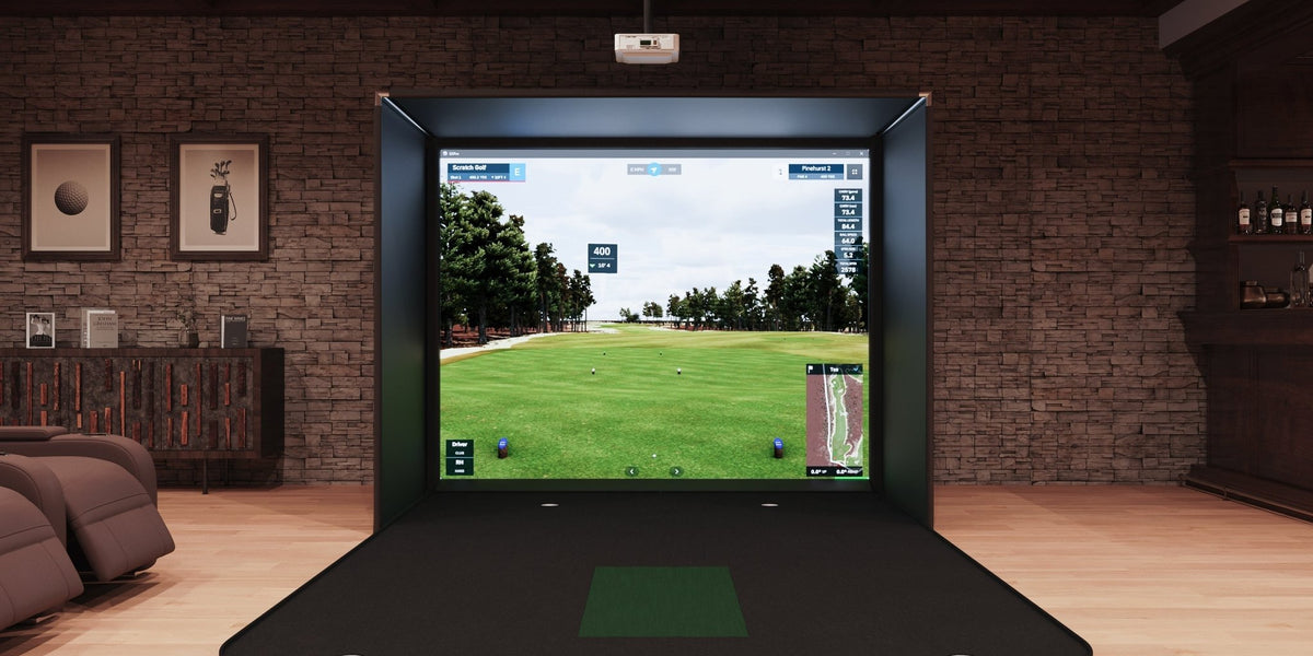 FlightScope Mevo+ SG Pro Golf Simulator Package — Scratch Golf