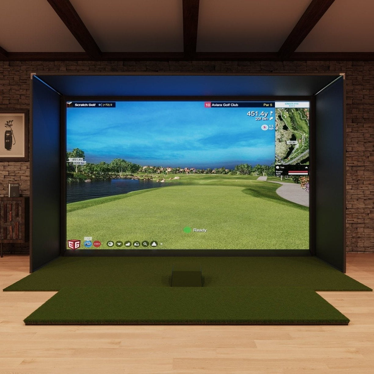 Scratch Pro Golf Simulator Enclosure — Scratch Golf