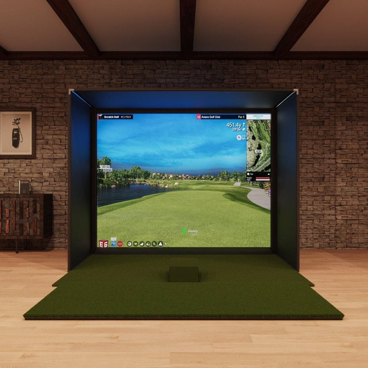 Scratch Pro Golf Simulator Enclosure — Scratch Golf